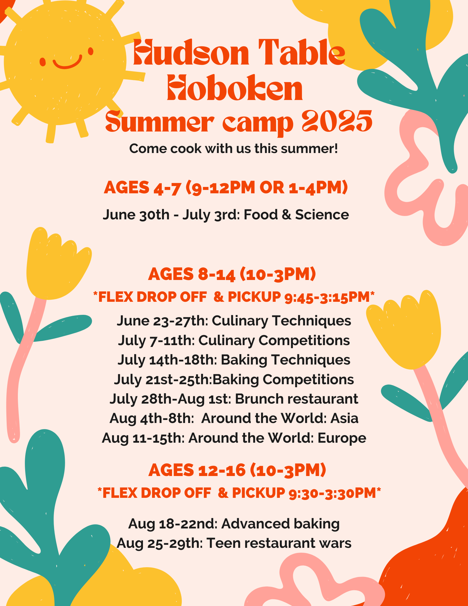 Hudson Table | HOBOKEN KIDS COOKING SUMMER CAMPS