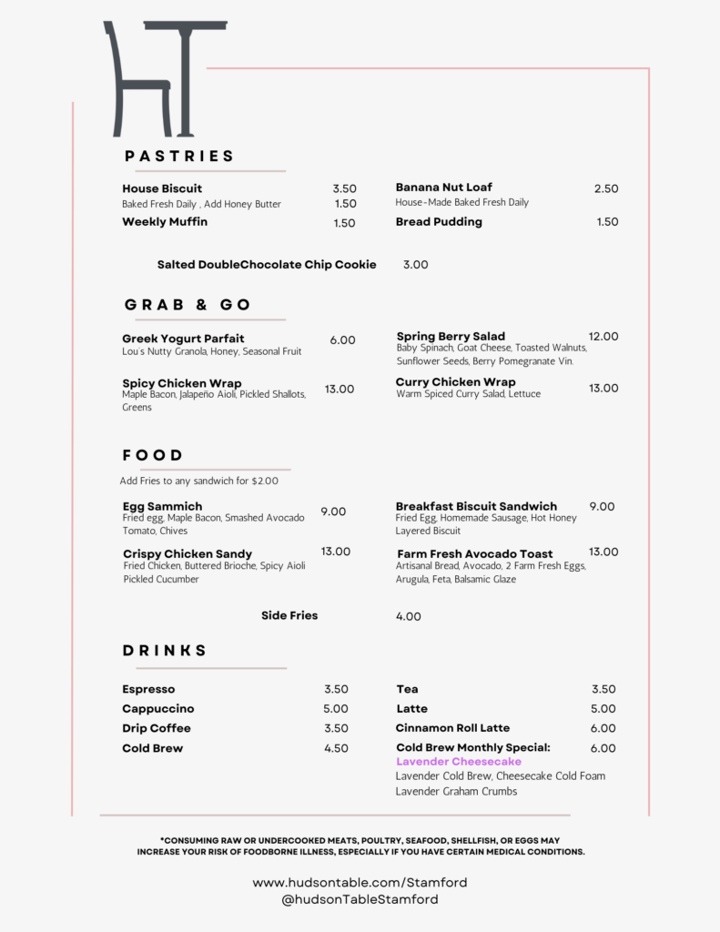 Hudson Table STAMFORD CAFE hudson-table-stamford-cafe